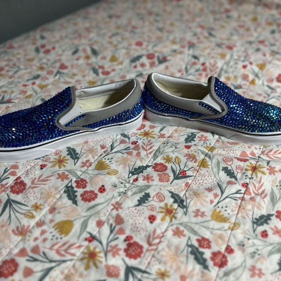 Vans | Shoes | Custom Rhinestone Vans | Poshmark